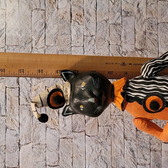 ESC Trading Co. | Holiday | Sharon Andrews Folk Art Halloween Cat ...